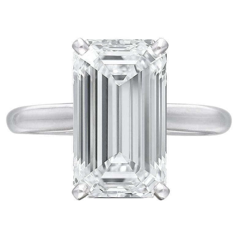 GIA Certified 15 Carat Emerald Cut Diamond Flawless Clarity D Color For ...
