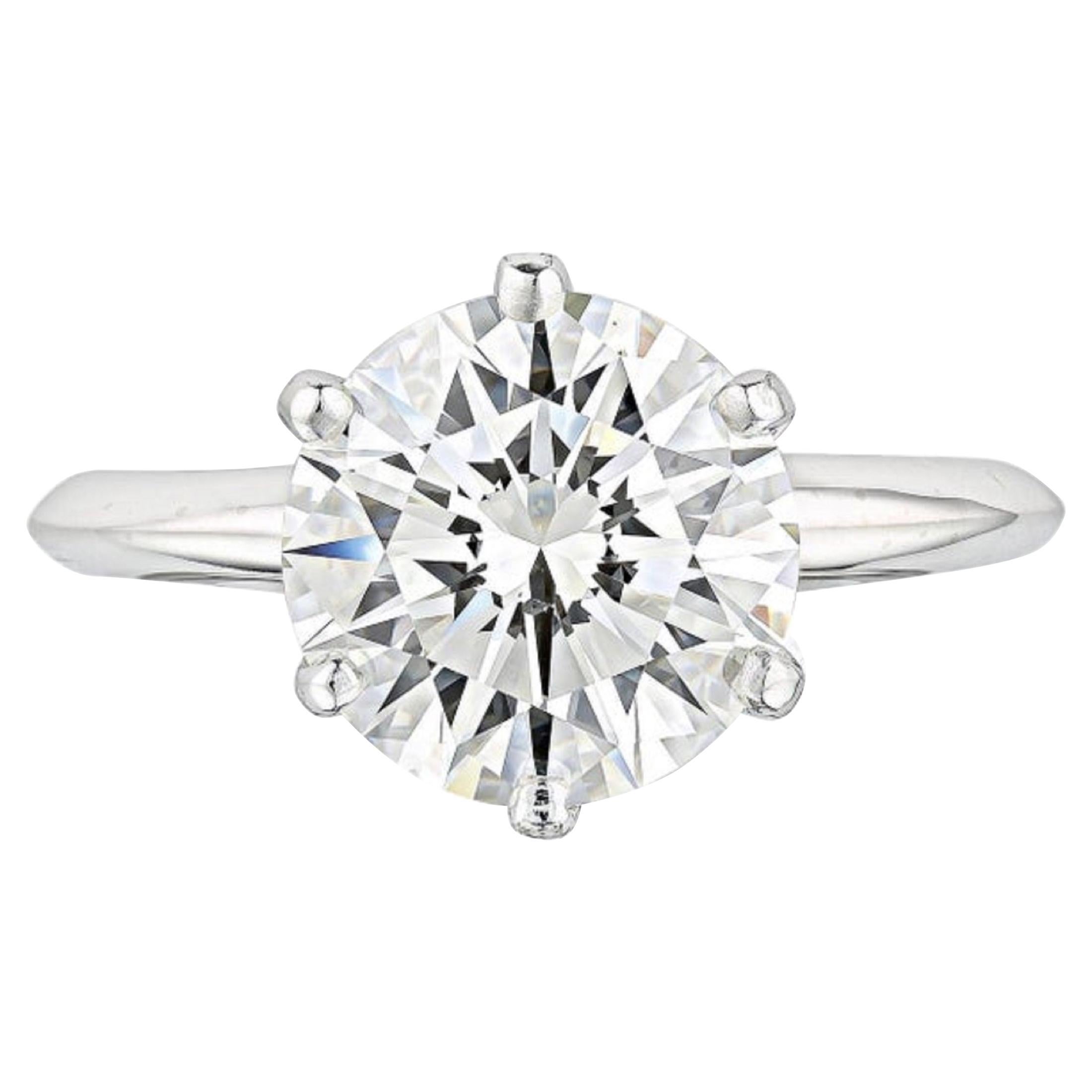 Cushion Cut Solitaire Triple Pave Diamond Engagement Ring in Platinum 2 ...