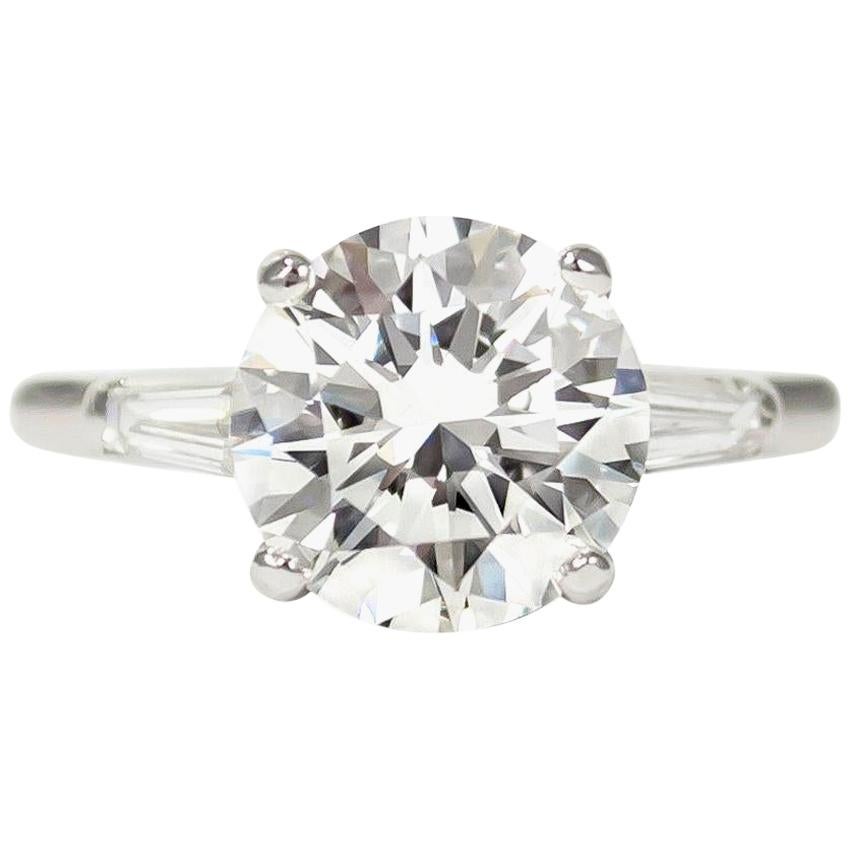 I FLAWLESS GIA Certified 1.50 Carat Ideal Cut Diamond Triple Excellent ...