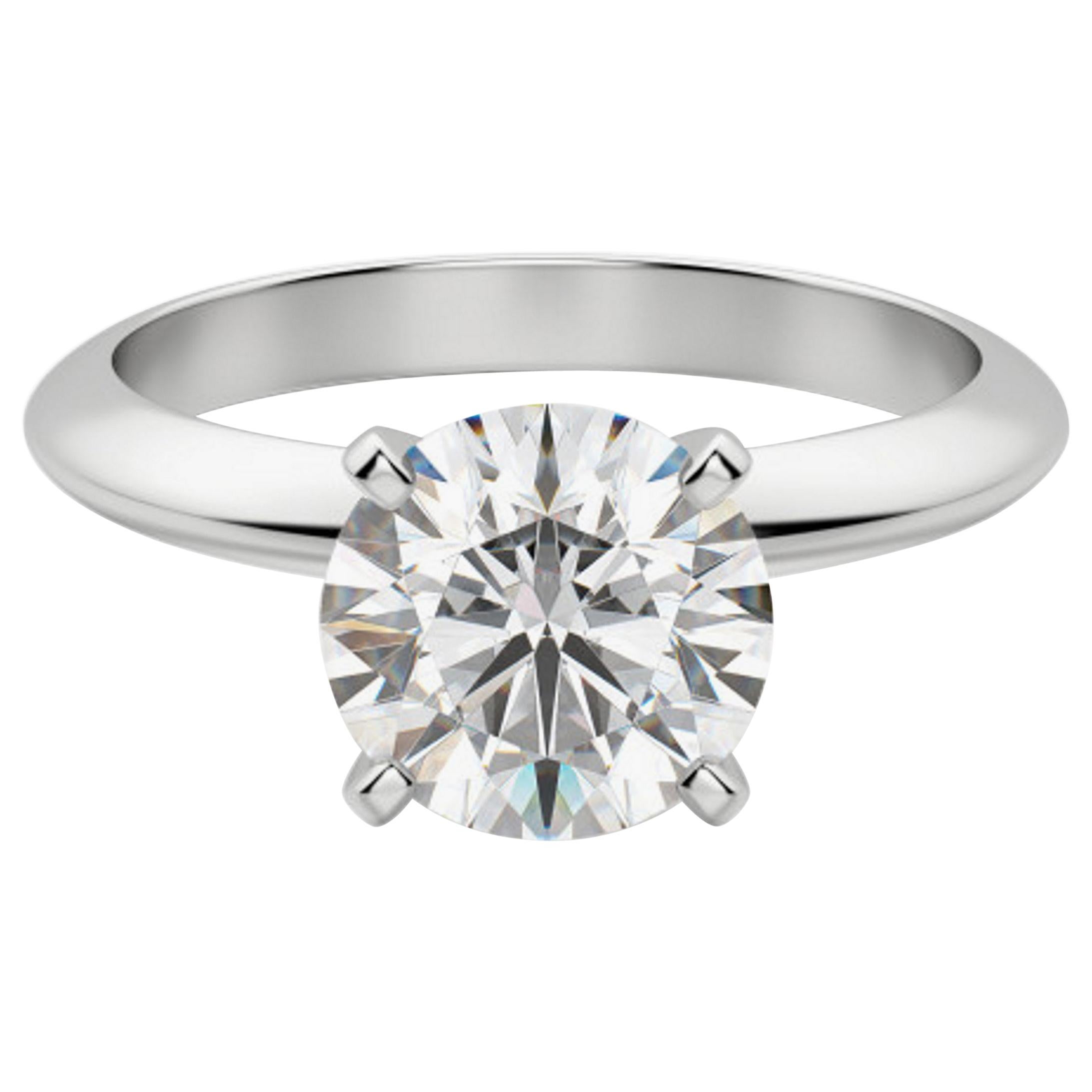 GIA Certified 3.45 Carat Cushion Cut Diamond I Color Triple Ex For Sale ...