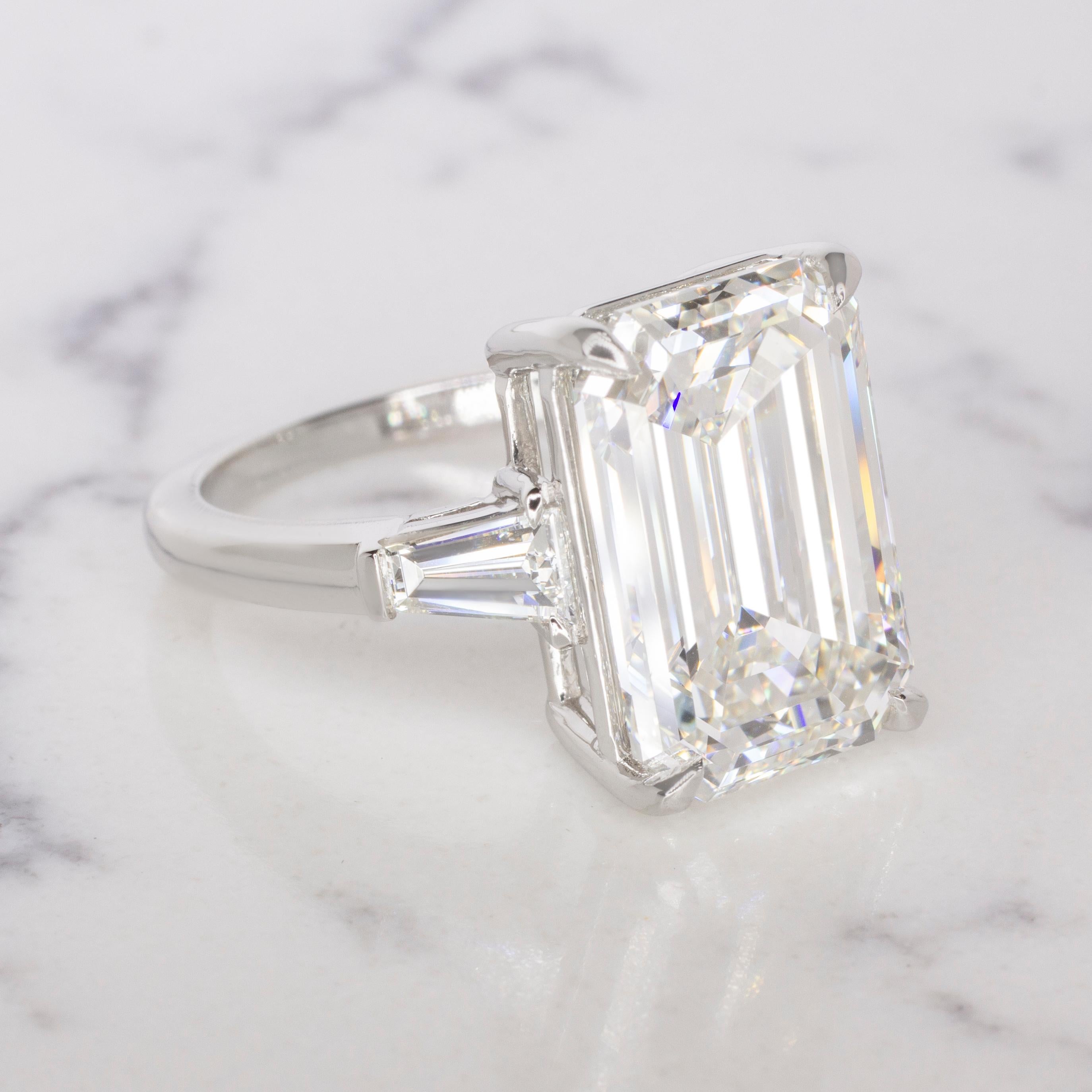 GIA Certified 8 Carat Round Brilliant Cut Diamond Gold Ring VVS1 For ...