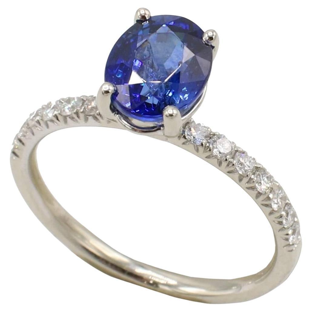 Emilio Jewelry GIA Certified Natural 2.00 Carat Deep Blue Diamond For ...