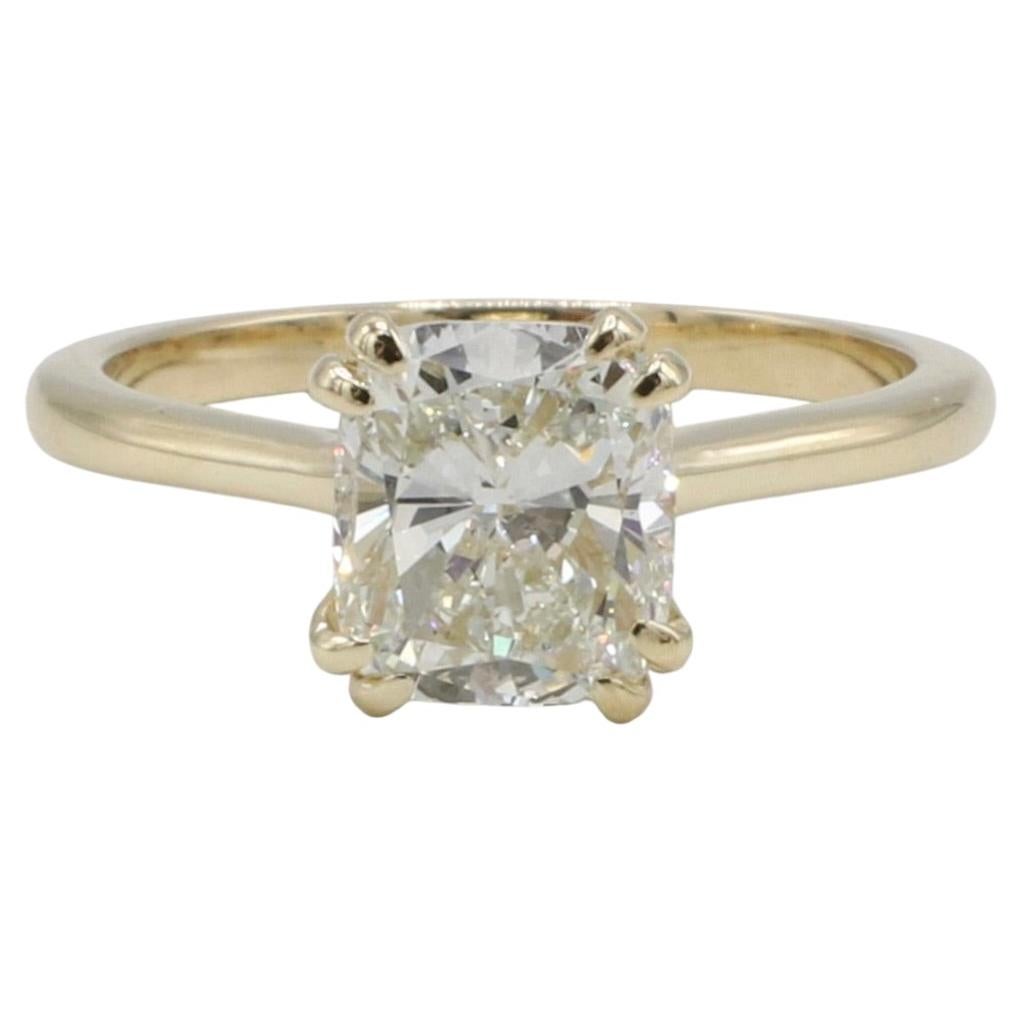 GIA Certified 2.50 Carat L VS2 Radiant Natural Diamond Solitaire ...