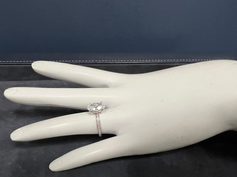 GIA Certified 2.01 Carat Natural Oval “D” Colorless SI1 Diamond ...