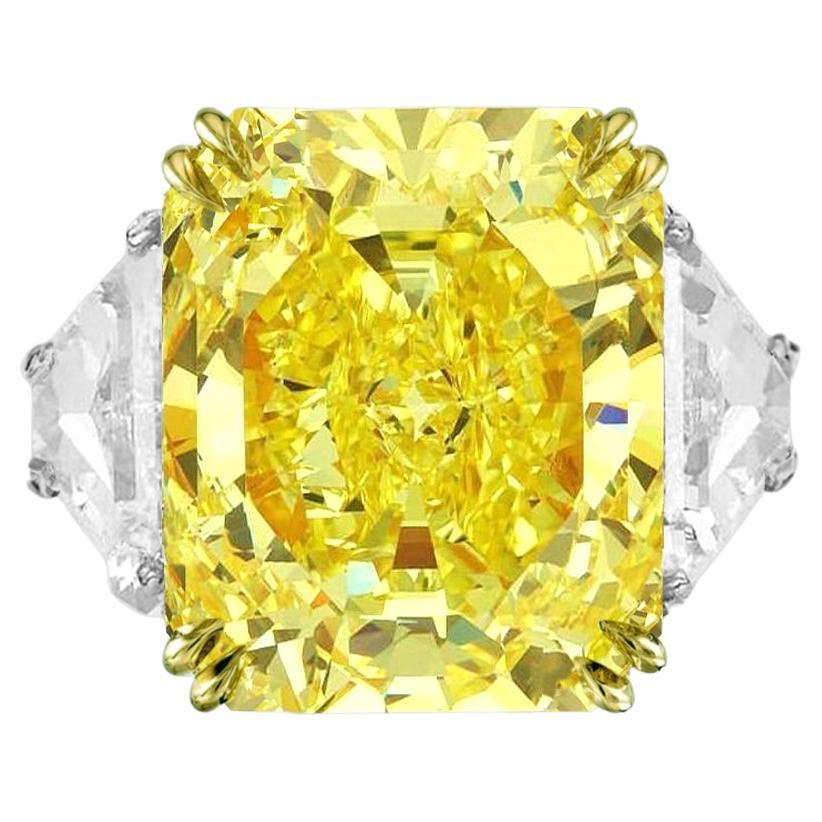 James Allen Diamond Ring in 18 Karat Yellow Gold GIA F VVS2 1.24 Carat ...