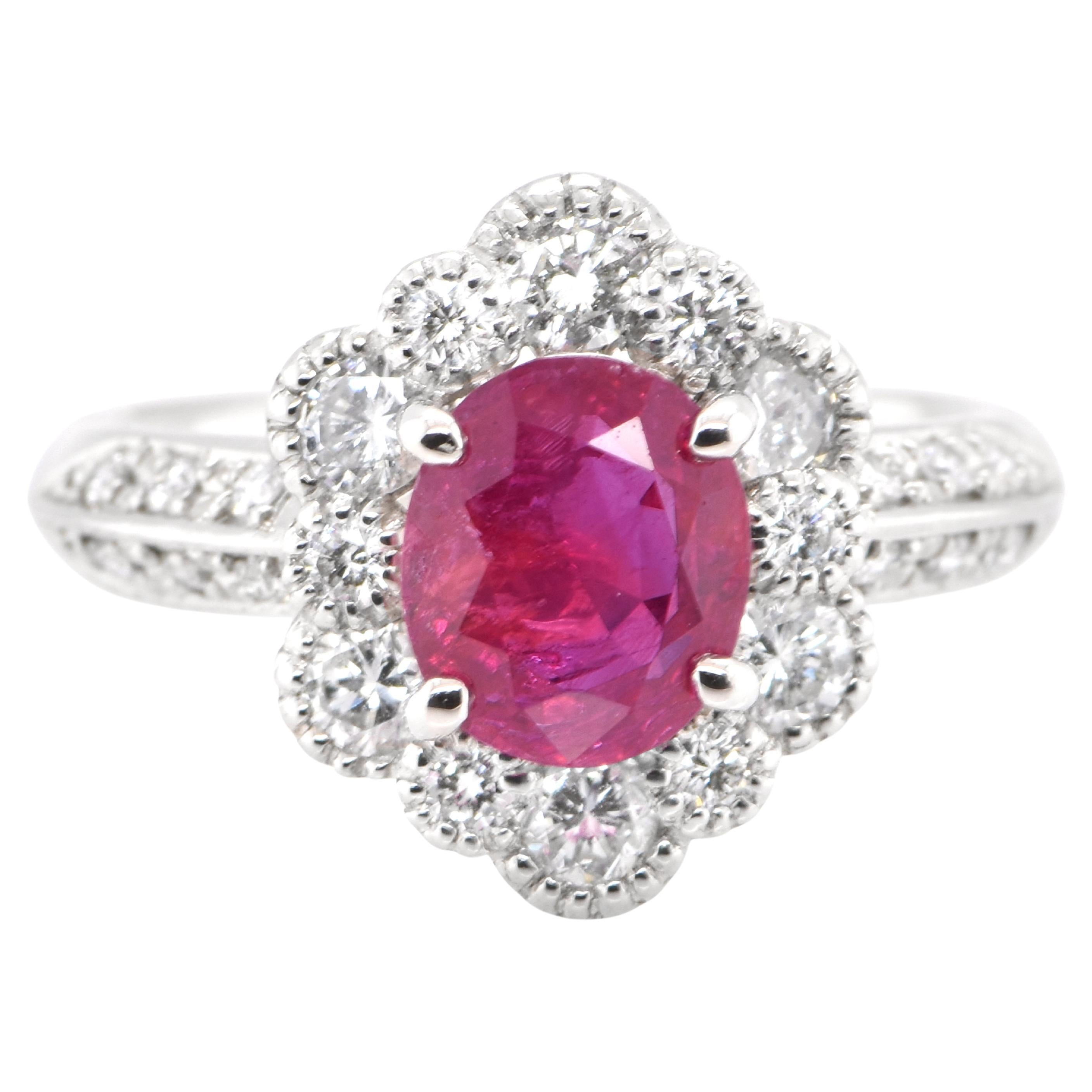 5.03ct Unheated Ruby Ring at 1stDibs