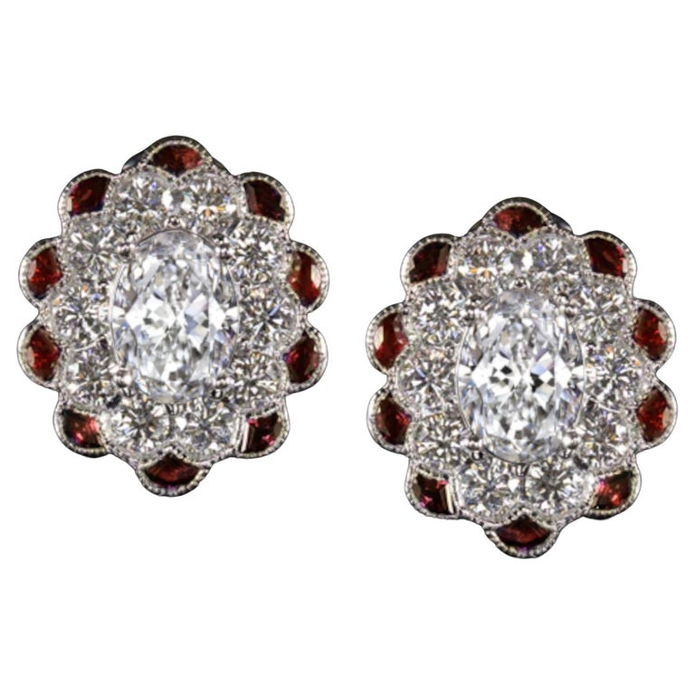 GIA Certified 2.42 Carat G Color VVS-VS Diamond Vintage Style 14K White ...