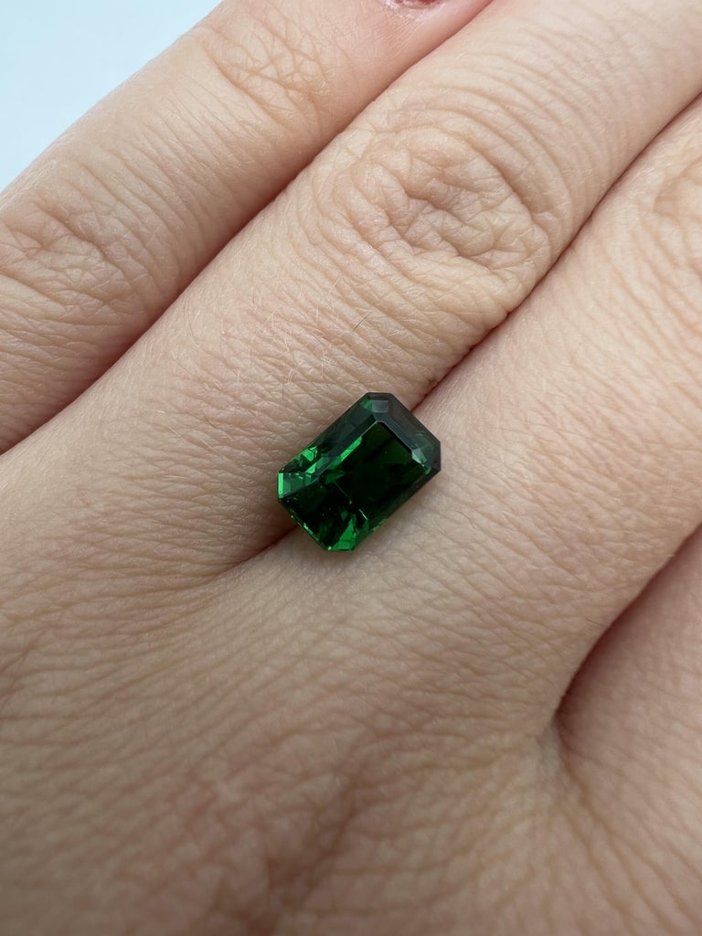 GIA Certified 2.44 Ct Tsavorite Garnet for Engagement Ring, January ...