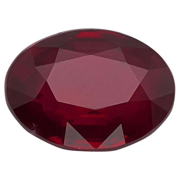 GIA Certified 2.52 Carat Natural Unheated Mozambique Ruby For Sale at ...