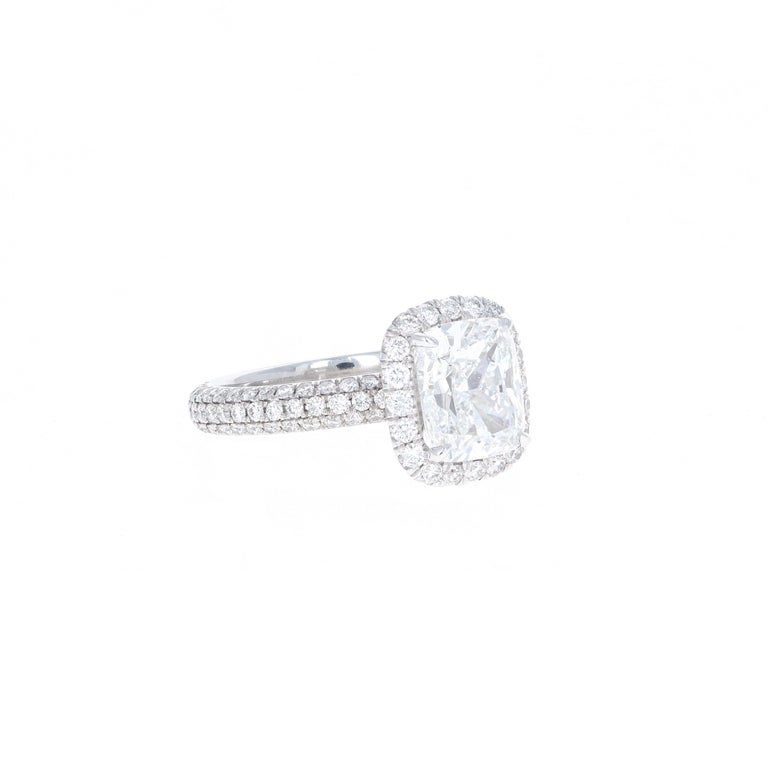 GIA Certified 2.57 Carat Cushion Modified Brilliant Cut Diamond ...