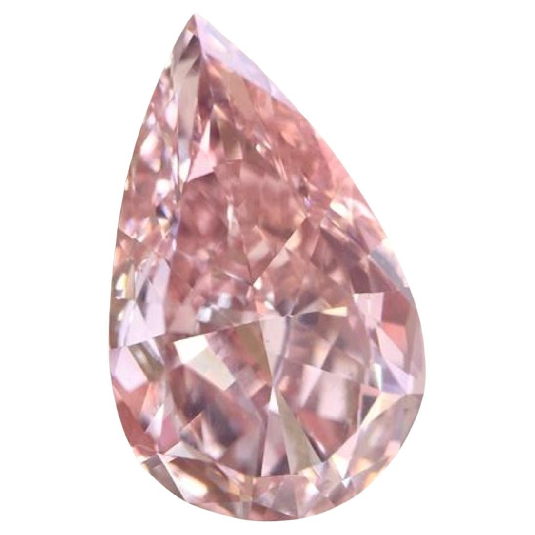 GIA Certified 3 Carat Fancy Fancy Brownish Orangey Pink For Sale at 1stDibs
