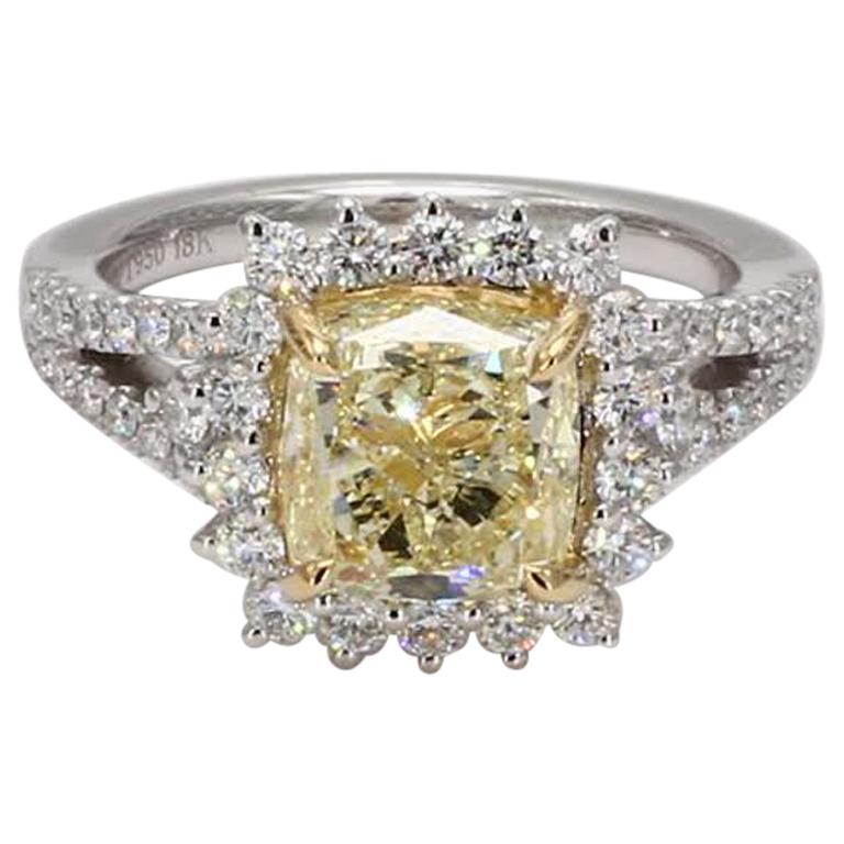3.26 Carat Antique Diamond Engagement Ring at 1stDibs