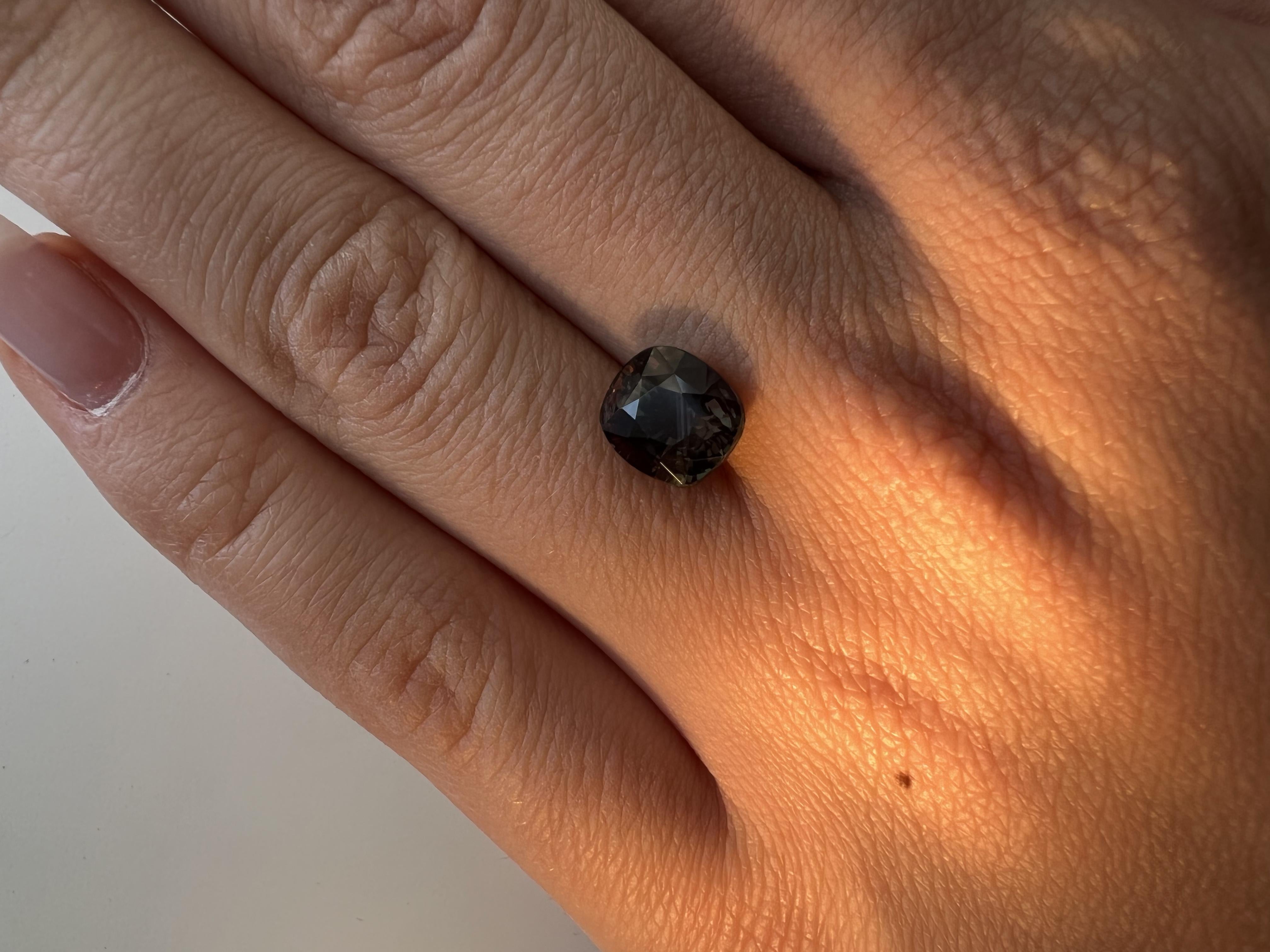 GIA Certified 3.52 Carat Natural Alexandrite Cushion Shape, Loose ...