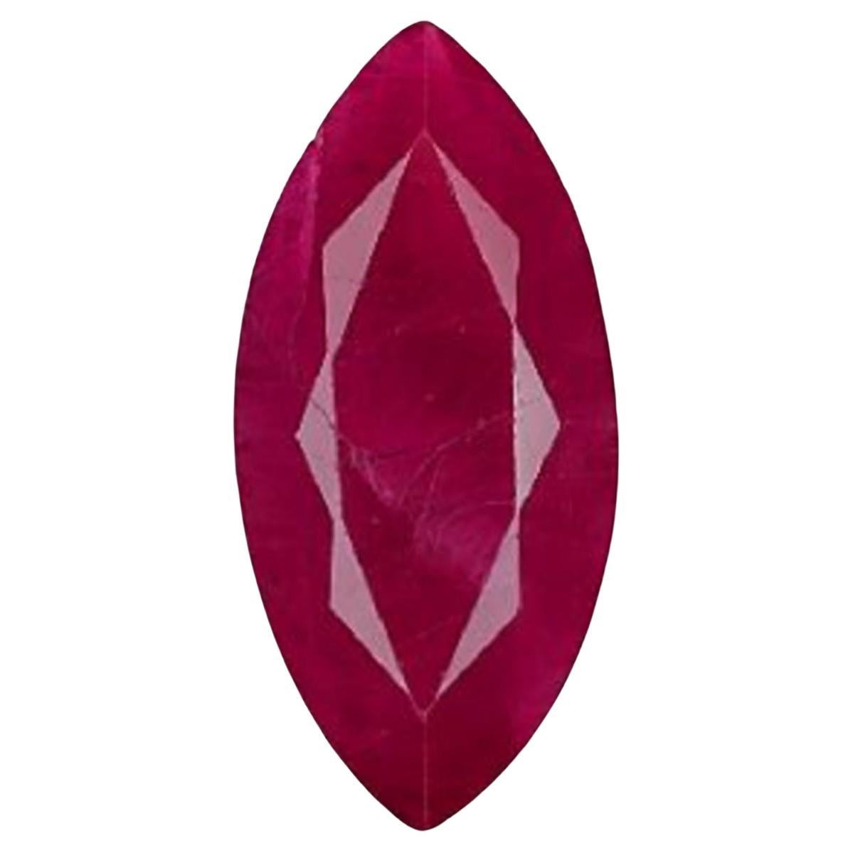 GIA Certified 2.43ct Octagonal Ruby For Sale at 1stDibs