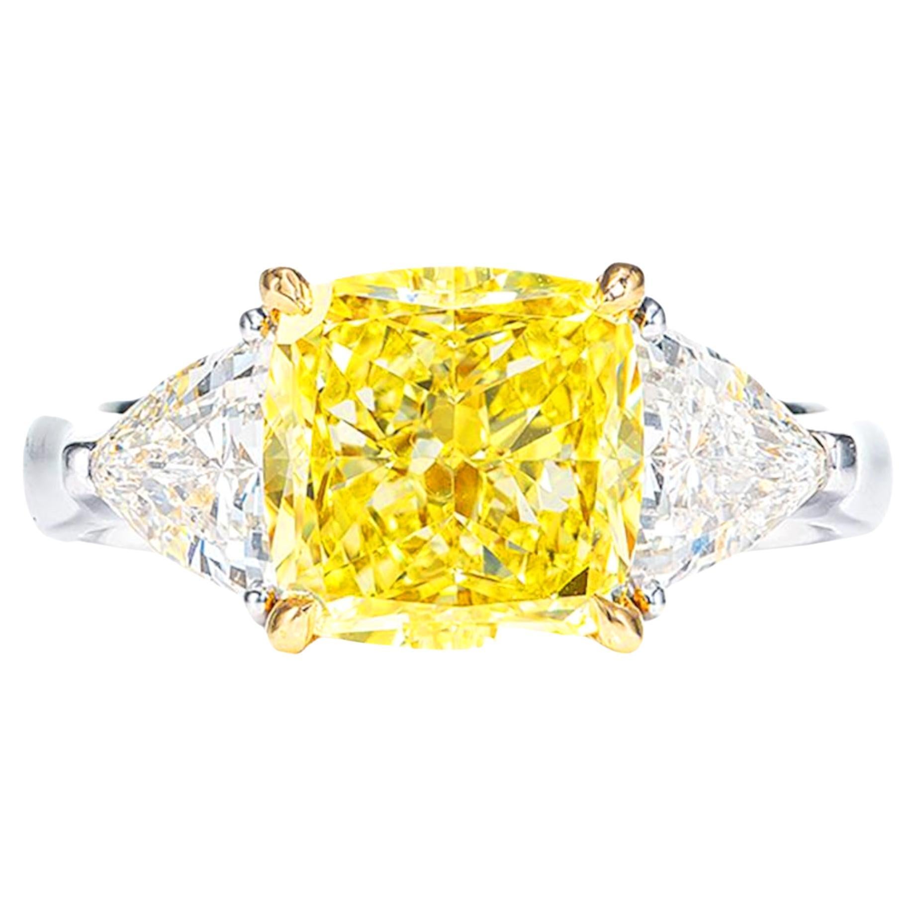 GIA Certified 1.09 Carat Flawless Fancy Blue Diamond Engagement Ring ...