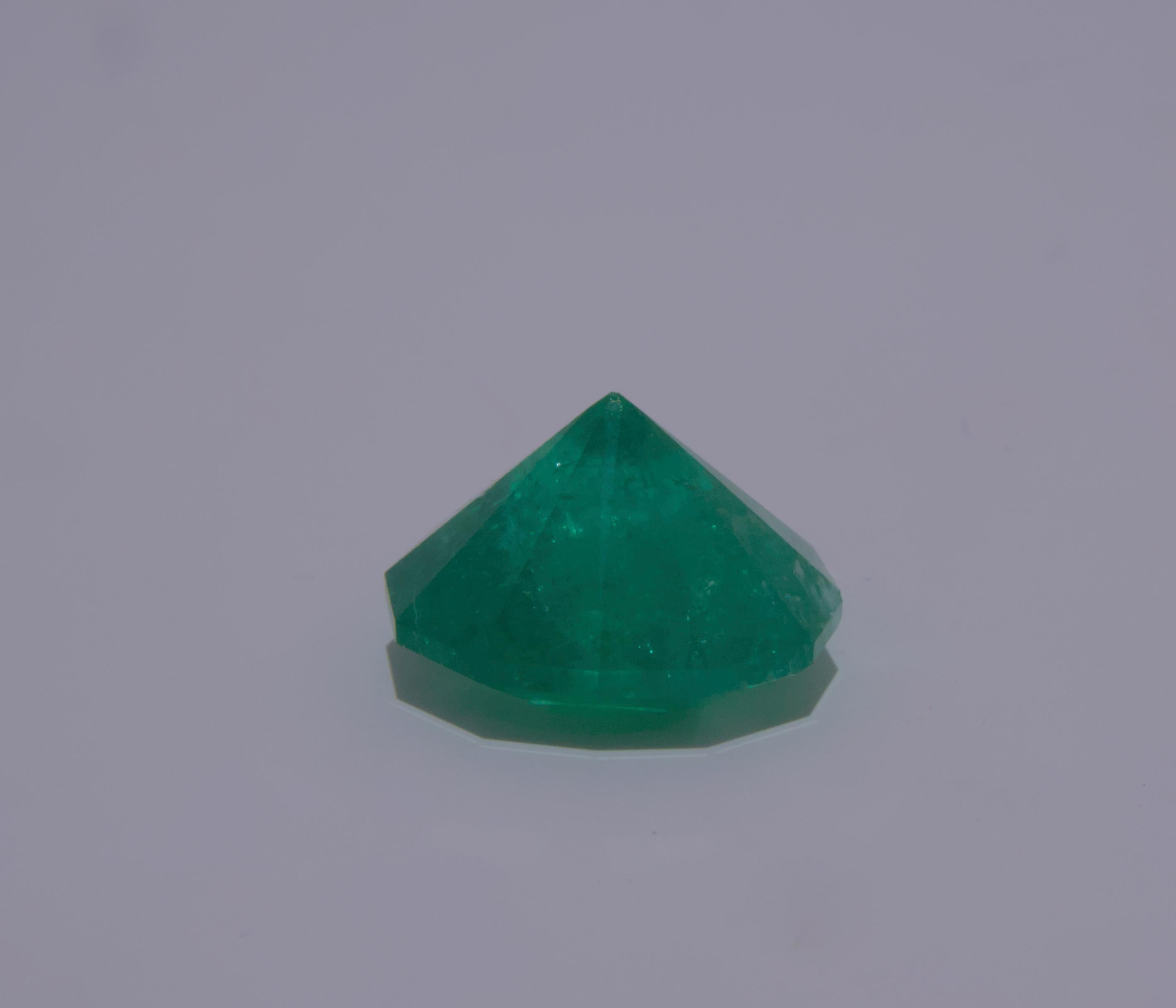 GIA Certified 3.92 Carat Modified Oval Brilliant Loose Emerald For Sale ...