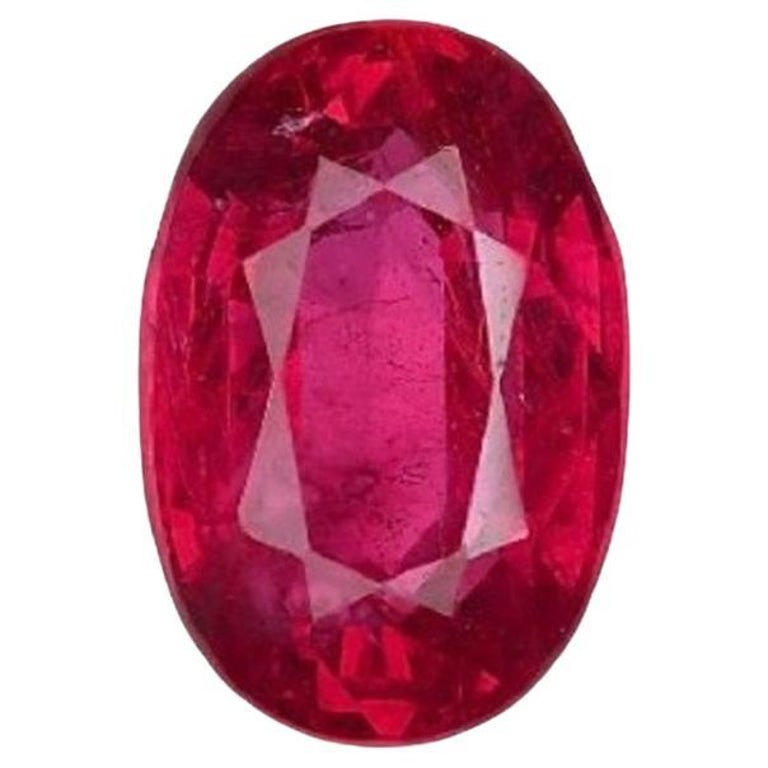 GIA Certified 3.97ct Oval Ruby For Sale at 1stDibs