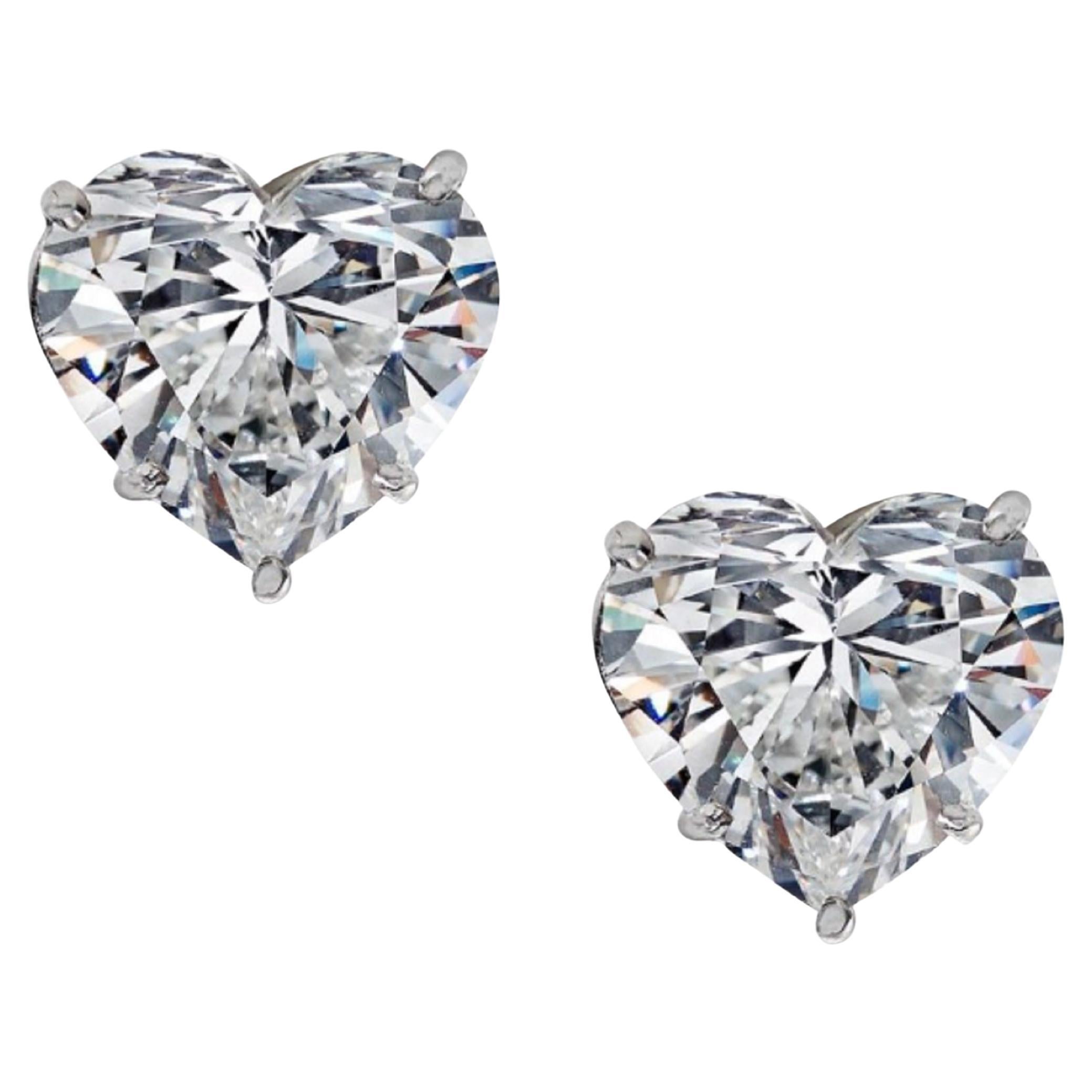 INTERNALLY FLAWLESS D Color GIA Certified 2.14 Carat Heart Shape ...