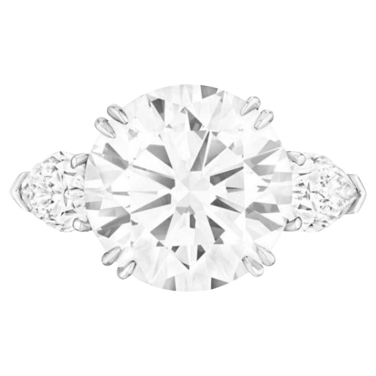 Vintage Graff Paragon GIA Certified Diamond Solitaire Ring in Platinum ...