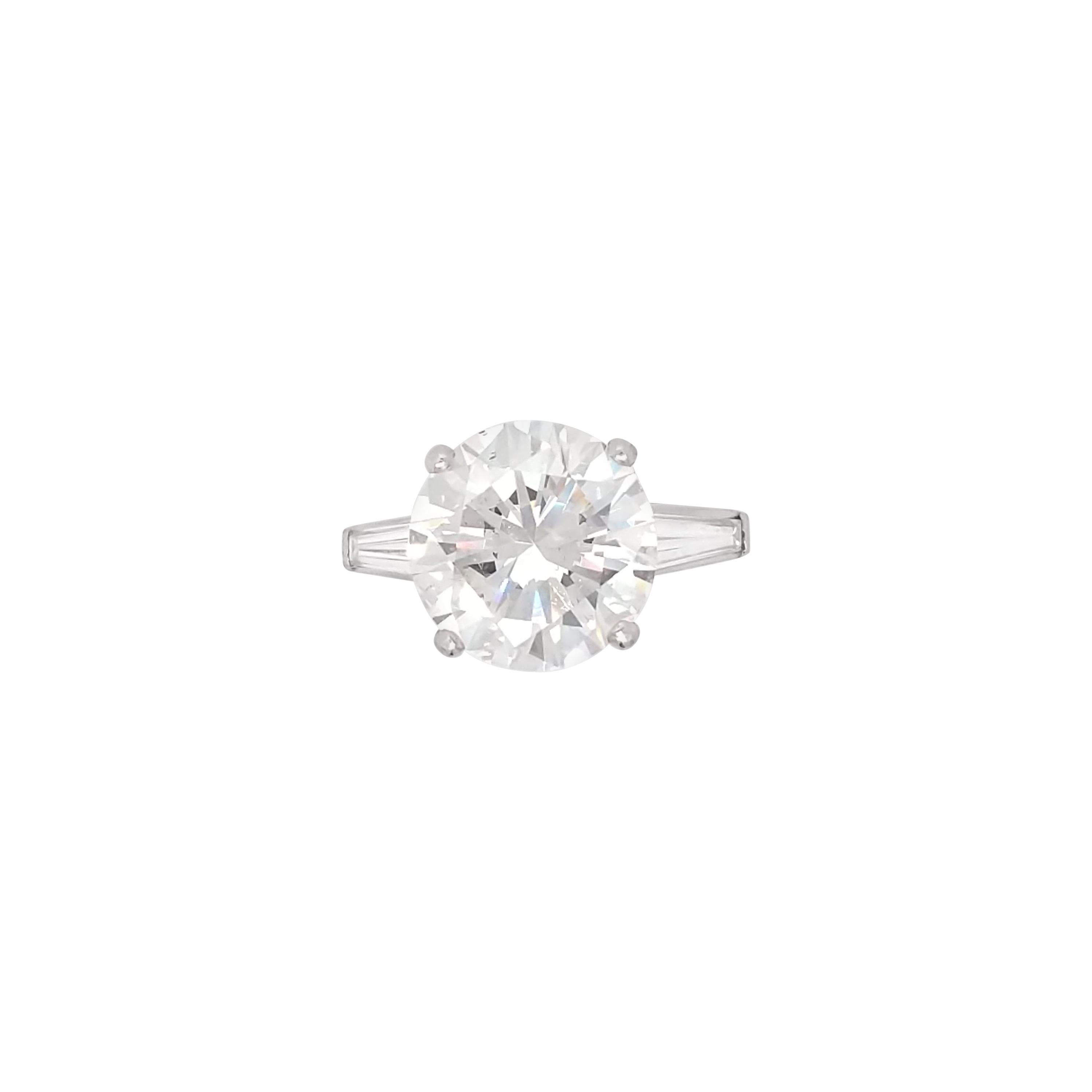 GIA Certified 5 Carat Diamond Engagement Ring at 1stDibs