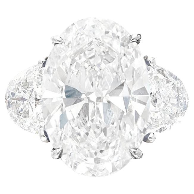 GIA Certified 5 Carat F Color VS Clarity Oval Diamond Gold Ring For ... GIA Certified 5 Carat F Color VS Clarity Oval Diamond Gold Ring For ...