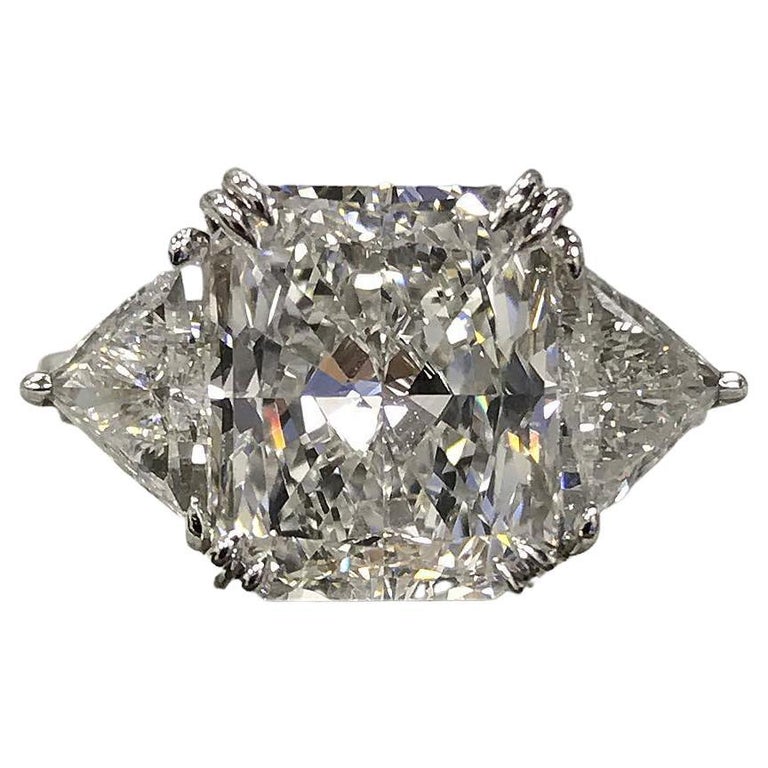 Square Radiant Cut Engagement Rings