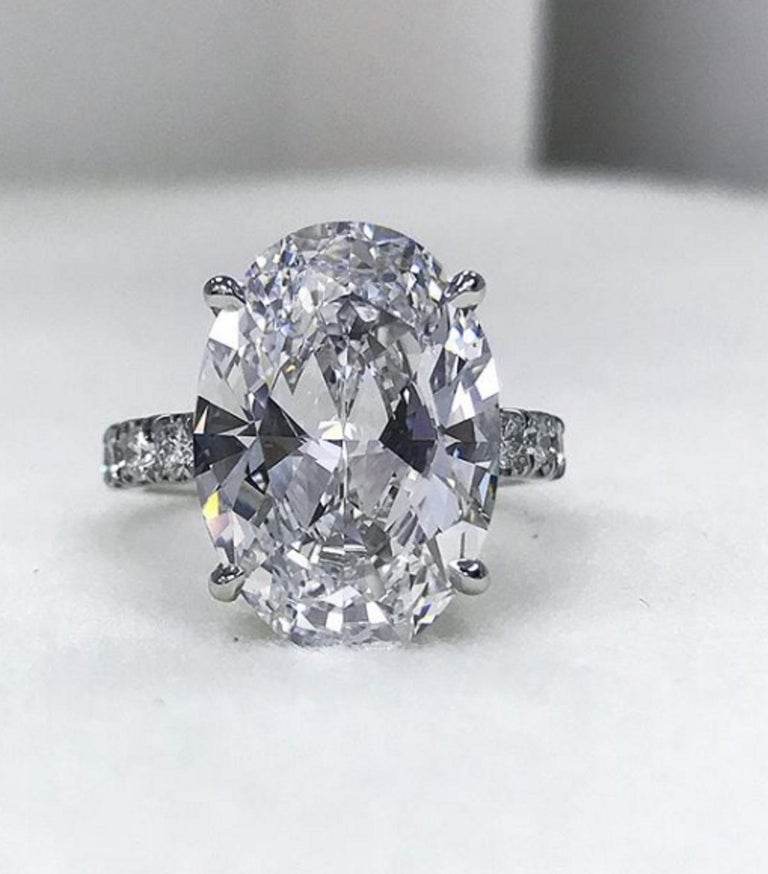 GIA Certified 5.01 Carat G Color vs1 Eye Clean 100% For Sale at 1stDibs