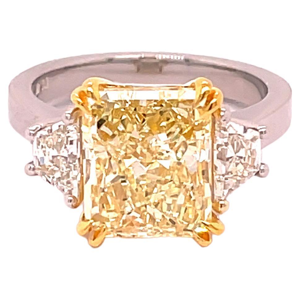 Graff 5.02 Carat GIA Cert Radiant-Cut Diamond Engagement Ring at 1stDibs