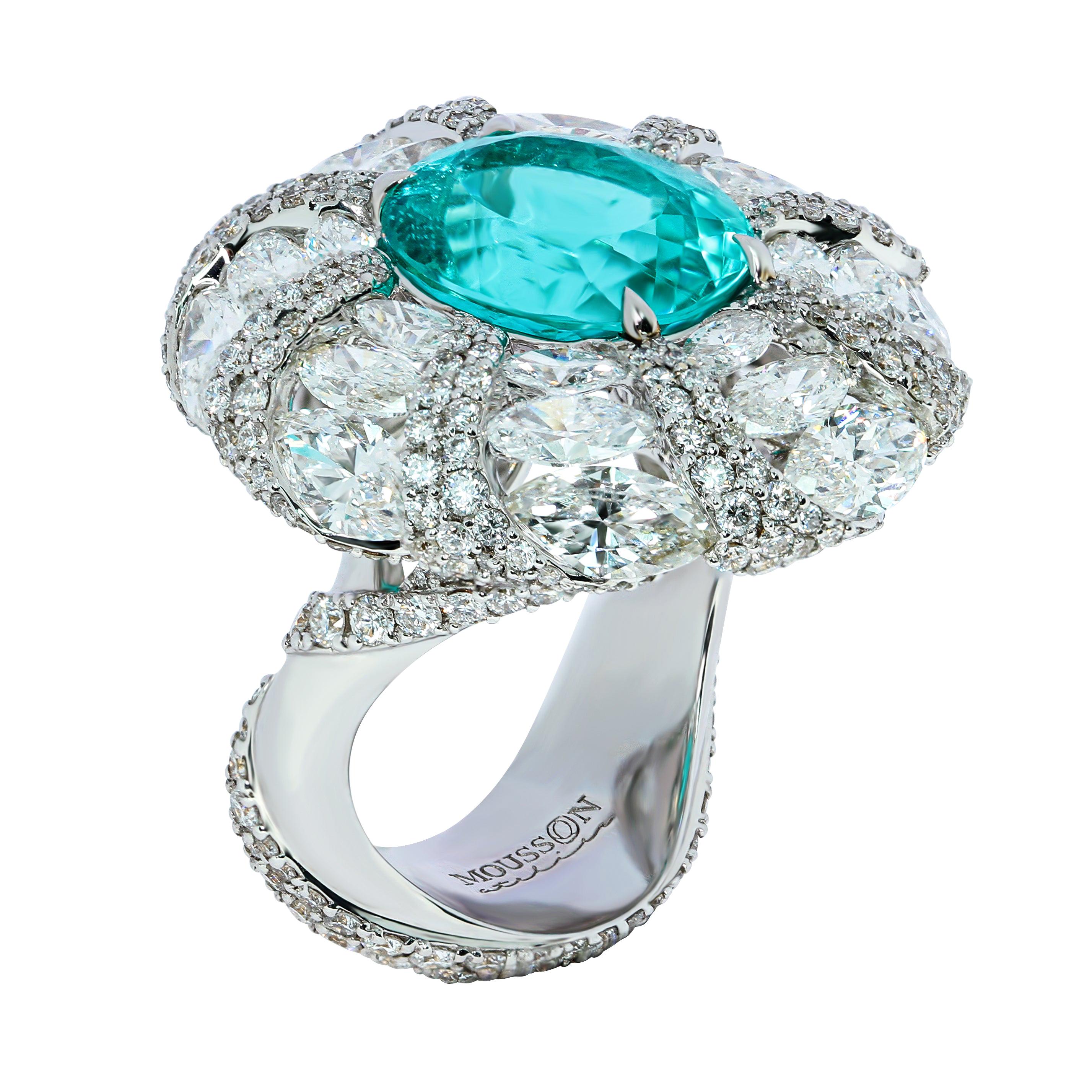 MWLC Poured Glass Succulent RIng For Sale at 1stDibs