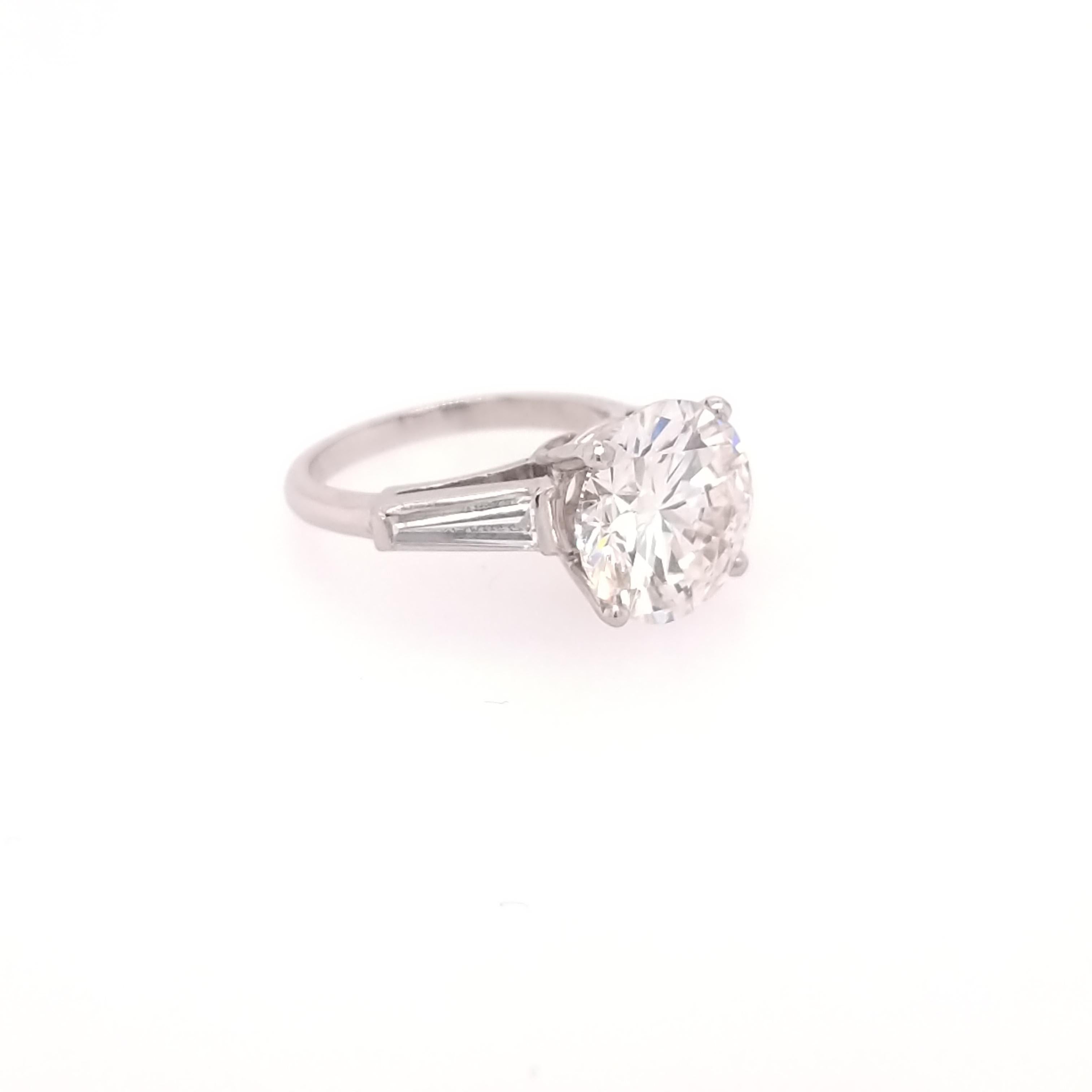 GIA Certified 5 Carat Diamond Engagement Ring at 1stDibs