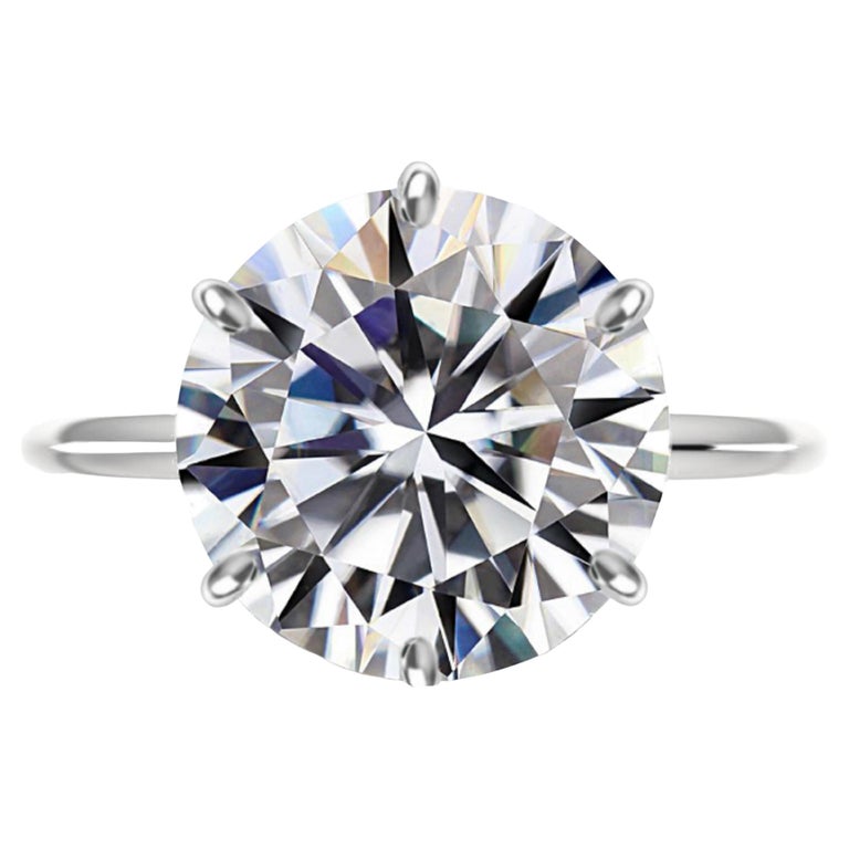 Gia Certified 6 Carat Flawless E Color Triple Excellent Cut Diamond ...
