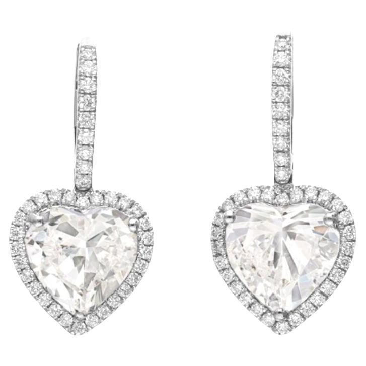 Emilio Jewelry GIA Certified Natural Pink Heart Stud Diamond Earrings ...