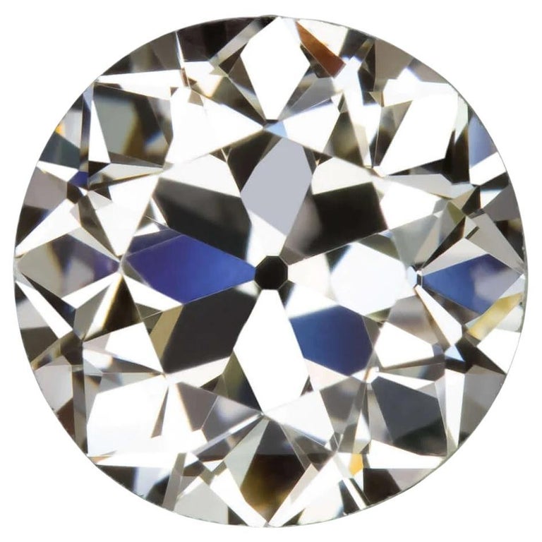 GIA Certified 5.62 Old European Diamond For Sale at 1stDibs