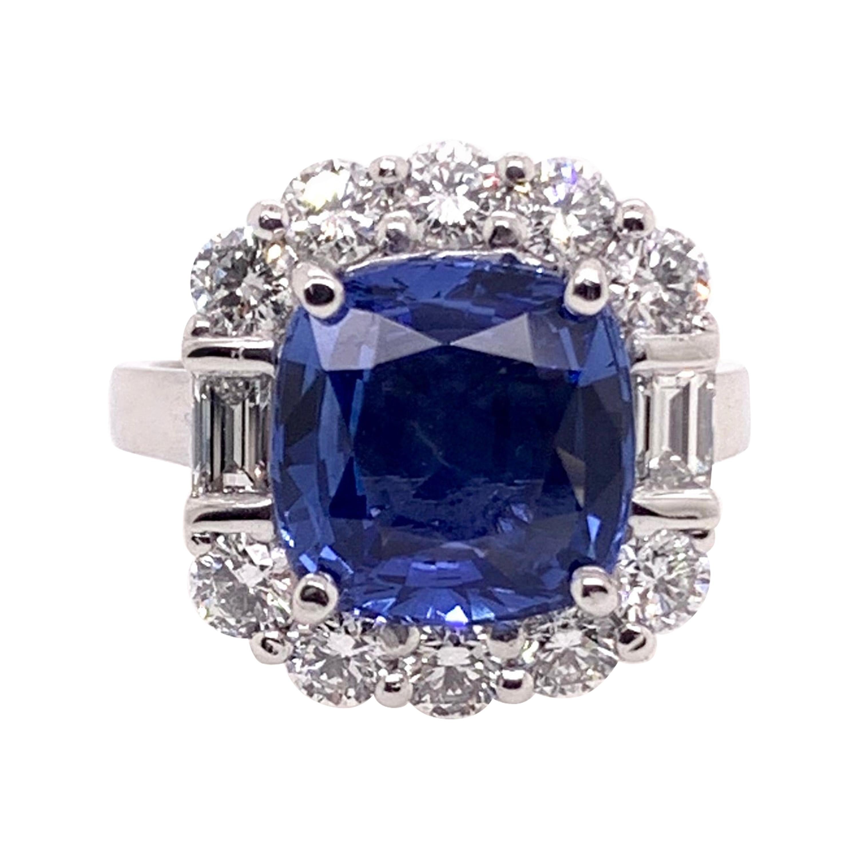 Tiffany and Co. Schlumberger Double Bee Ring with Blue Sapphire ...