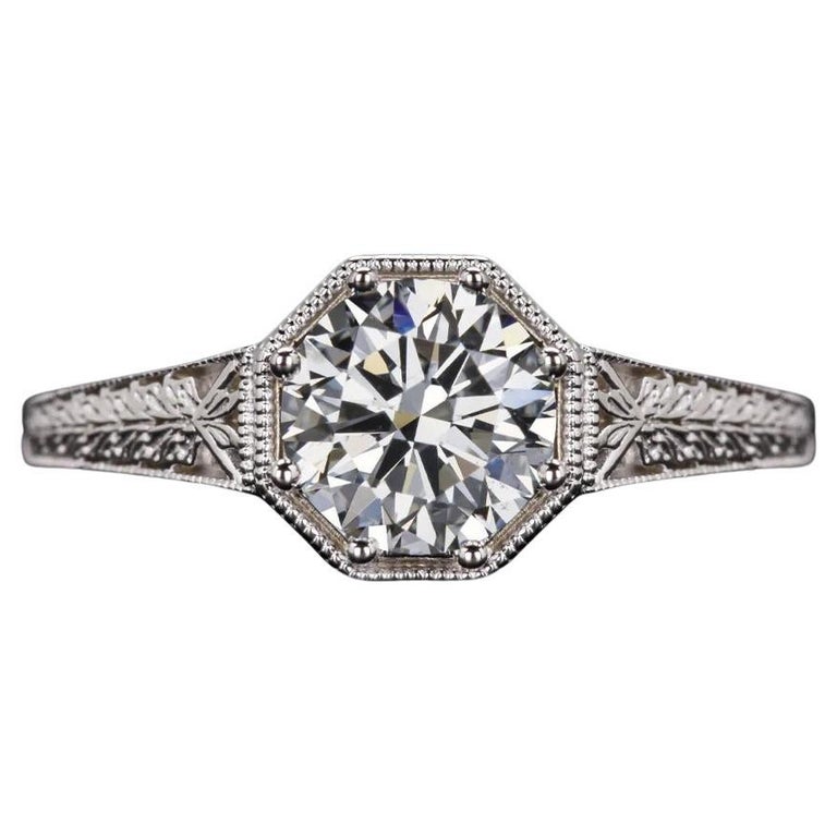 GIA Certified Diamond Ring For Sale at 1stDibs