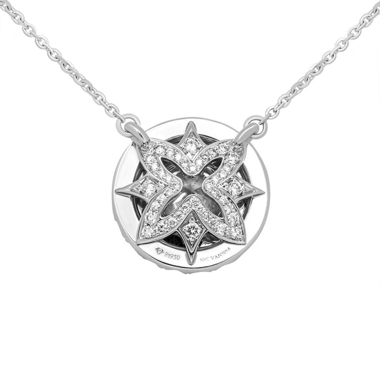 GIA Certified Double Halo Round Shaped Diamond Pendant in Platinum For ...
