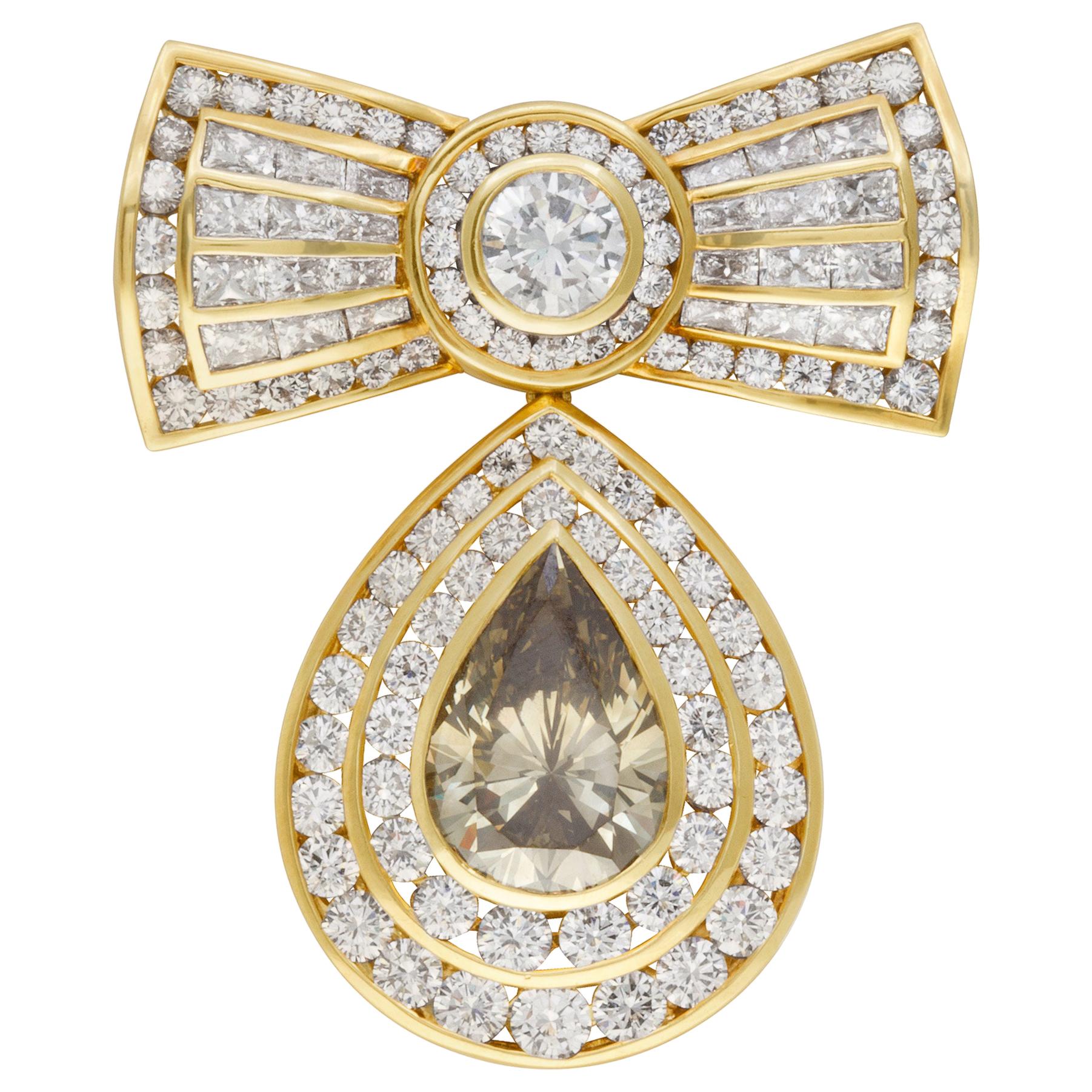 Kutchinsky Diamond Brooch - 12 For Sale on 1stDibs | kutchinsky brooch