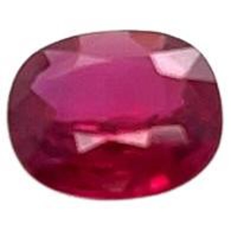 GIA Certified NO HEAT Cushion Ruby For Sale at 1stDibs