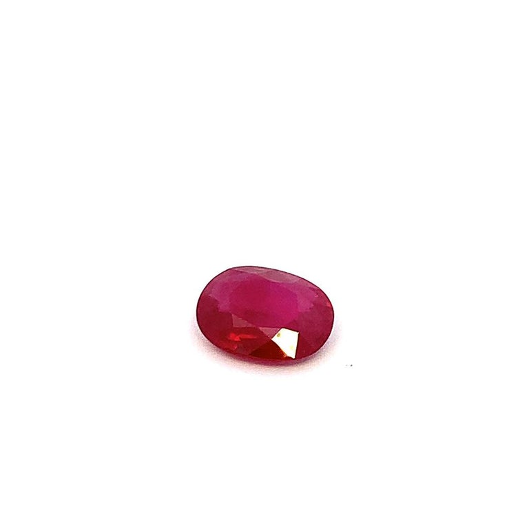 GIA Certified, Oval Burma Ruby 3.10ct '#18085' For Sale at 1stDibs