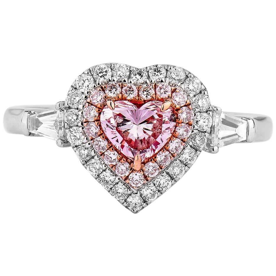 Pink Heart Ring - 50 For Sale on 1stDibs