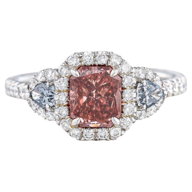 5.33 Carat Radiant-Cut Diamond Engagement Ring at 1stDibs