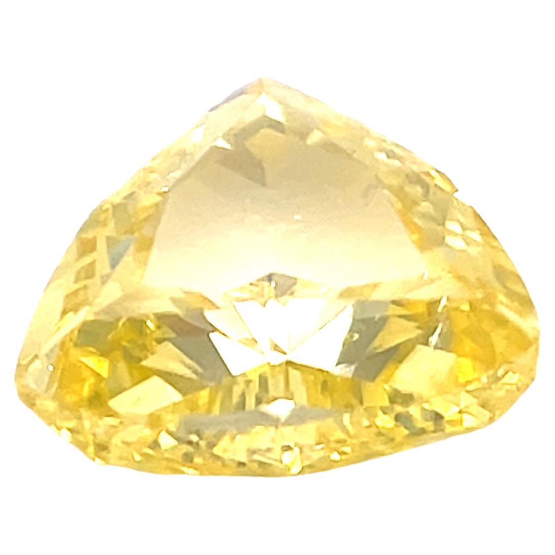 Hexagon Fancy Intense Yellow Diamond Ring, 2.19 Carat For Sale at ...