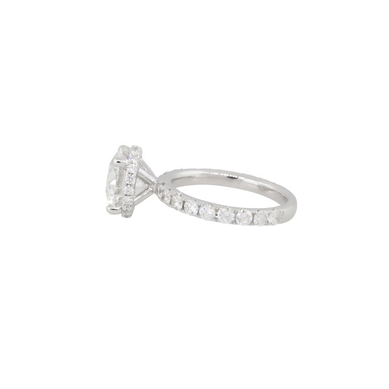 GIA Certified Triple X 5.04 Carat Diamond Engagement Ring 18 Karat in ...
