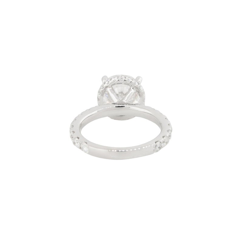 GIA Certified Triple X 5.04 Carat Diamond Engagement Ring 18 Karat in ...