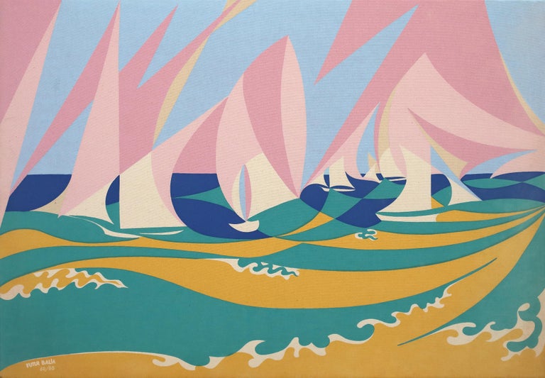 Giacomo Balla - Marvelante - Original Serigraph by Giacomo Balla - 1920 ...