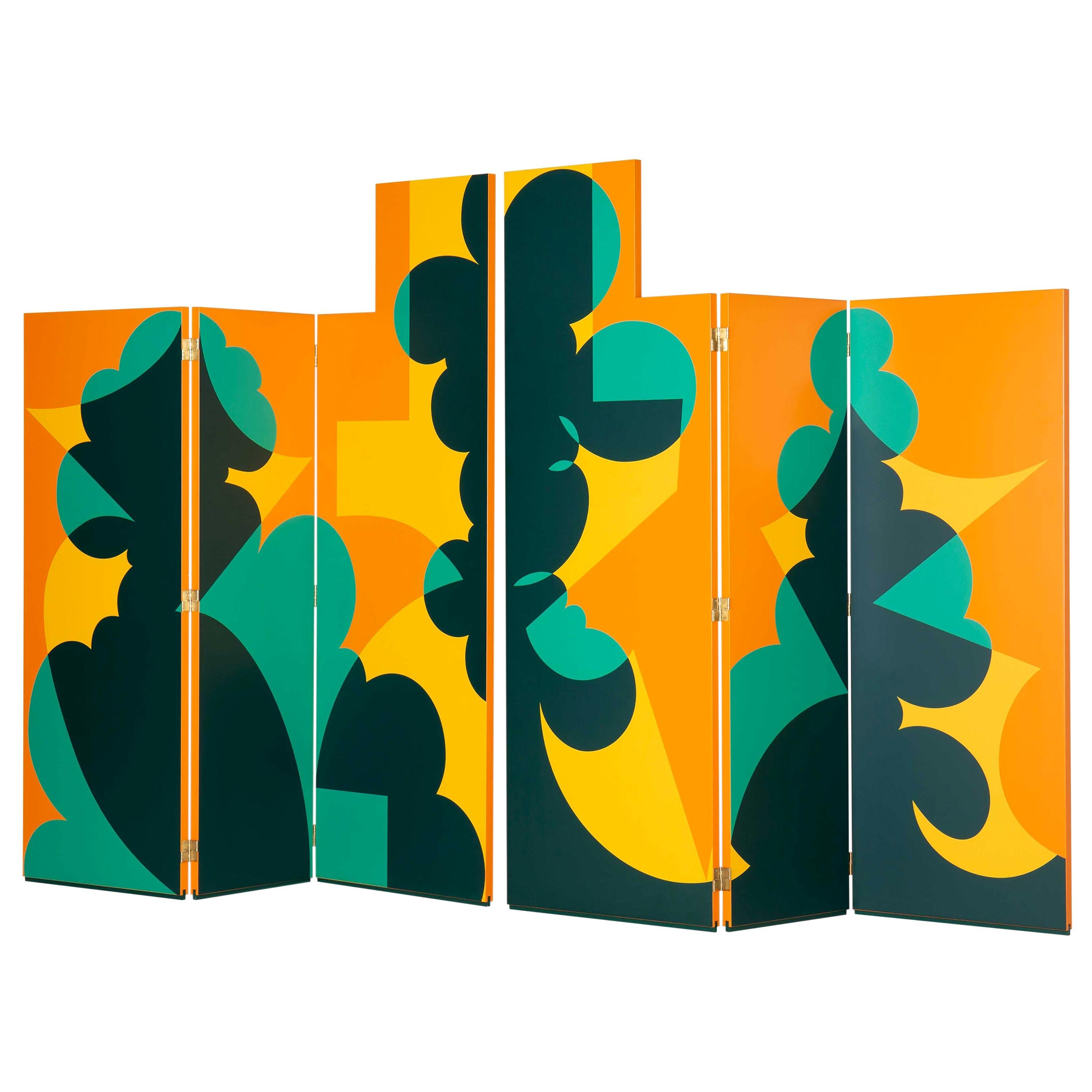 Folding Screen Model 'Balla' by Giacomo Balla for Simon Gavina, Italy ...