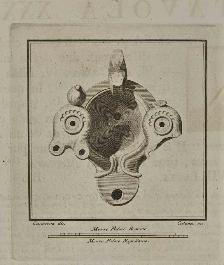 Giacomo Casanova - Ancient Roman Still Life - Etching by Giacomo ...