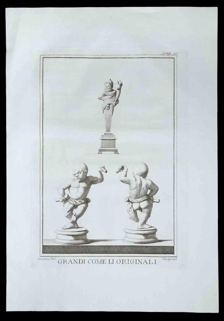 Giacomo Casanova - Phallus Fascinum in Ancient Roman Religion - Etching ...