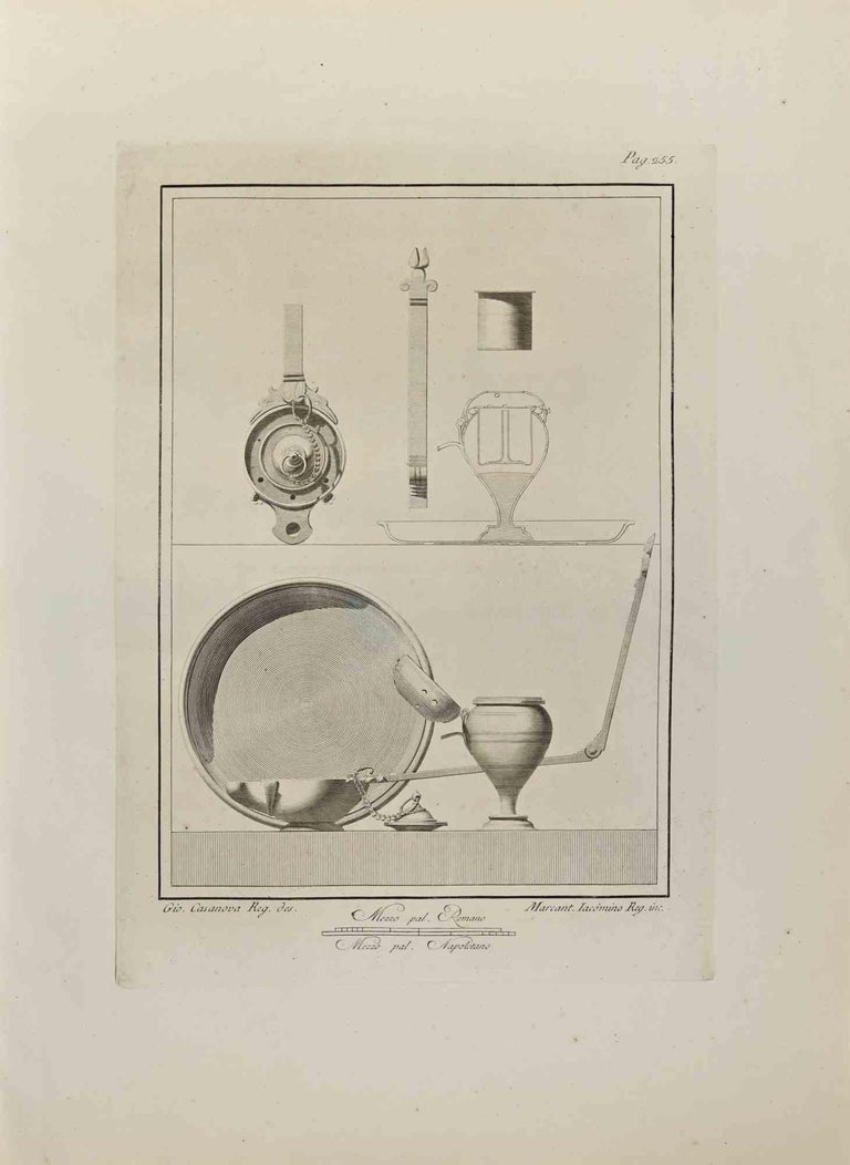 Giacomo Casanova - Still Life - Etching by Giacomo Casanova - 18th ...