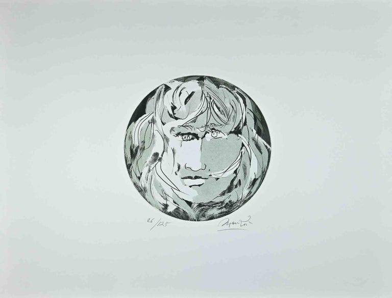 Giacomo Manzú - Round Medusa - Etching by Giacomo Manzù - 1970 For Sale ...